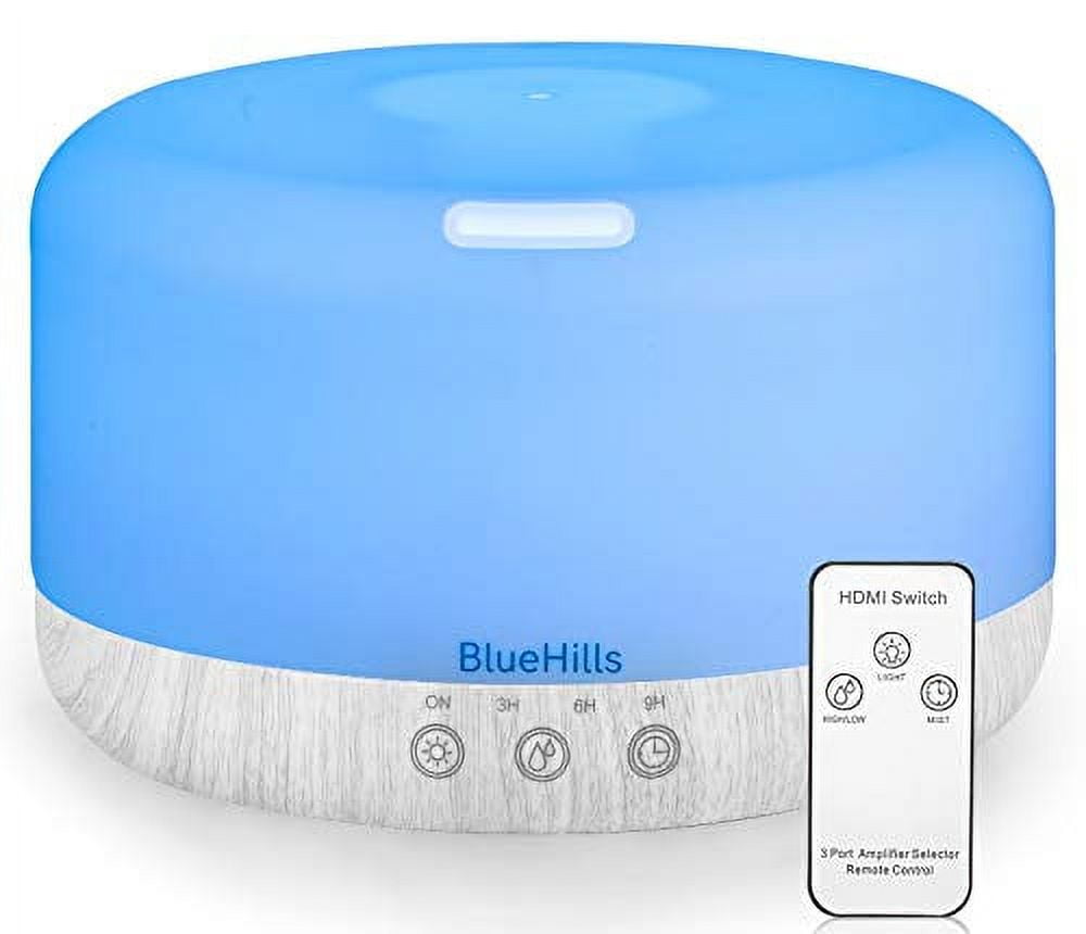 BlueHills 1000 ML Premium Humidifier Essential Oil Diffuser Combo with ...