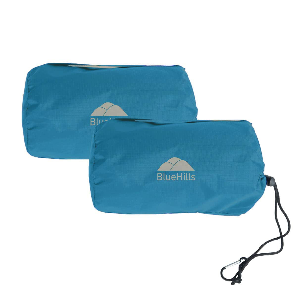 BlueHills Ultra Compact Travel Blankets for Two, Soft Plush, Portable ...