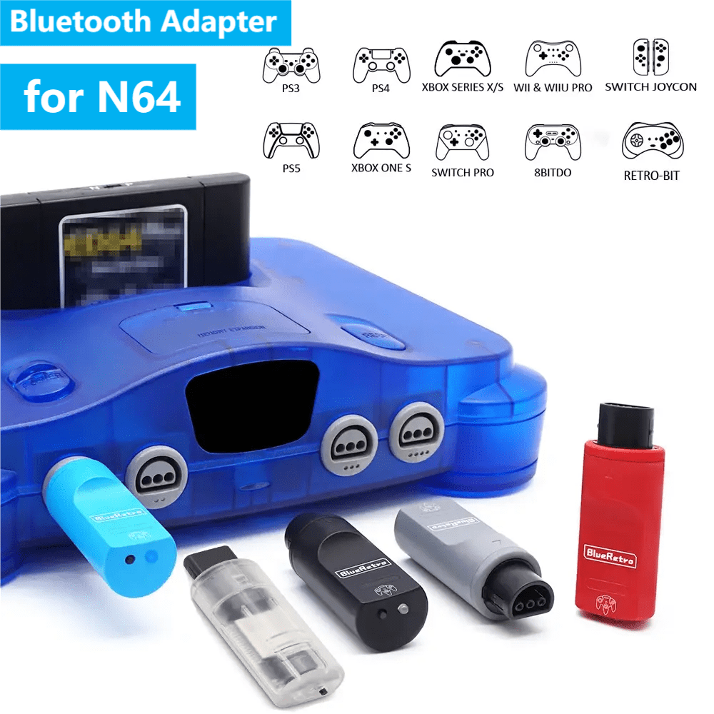 BlueRetro Wireless Controllers Adapter for N64 Console - Walmart.com