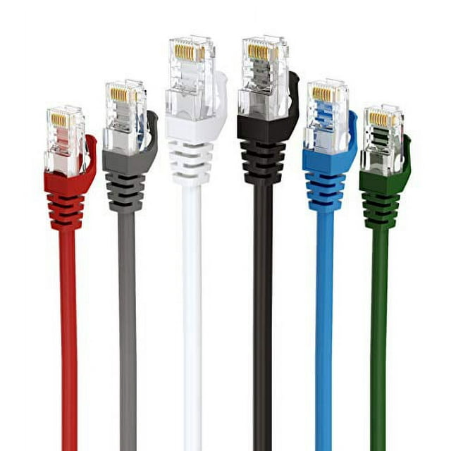BlueRigger RJ45 CAT6 Ethernet Cable (1Gbps, 550MHz, CAT6 Patch Cables ...