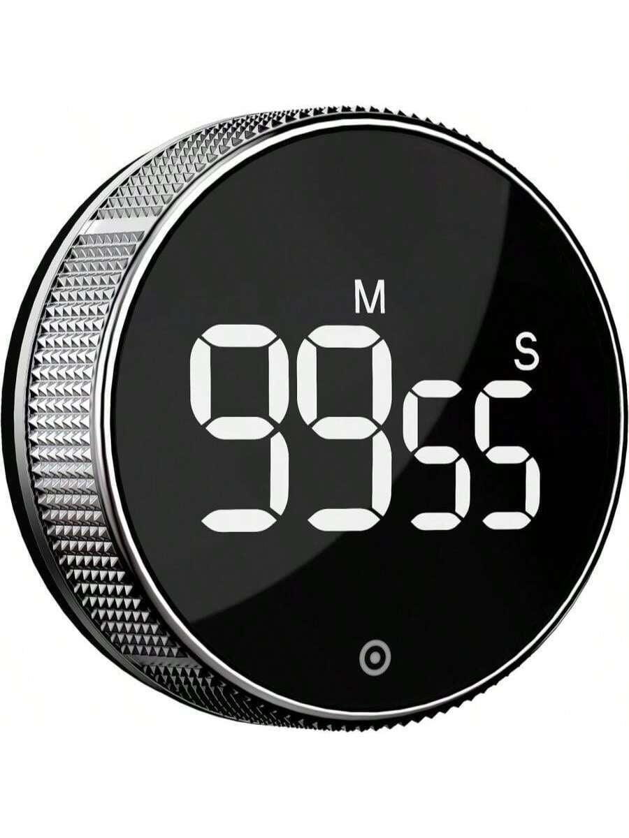 BlueSnail Digital Kitchen Timer with 3" LED Display, Magnetic Rotary ...