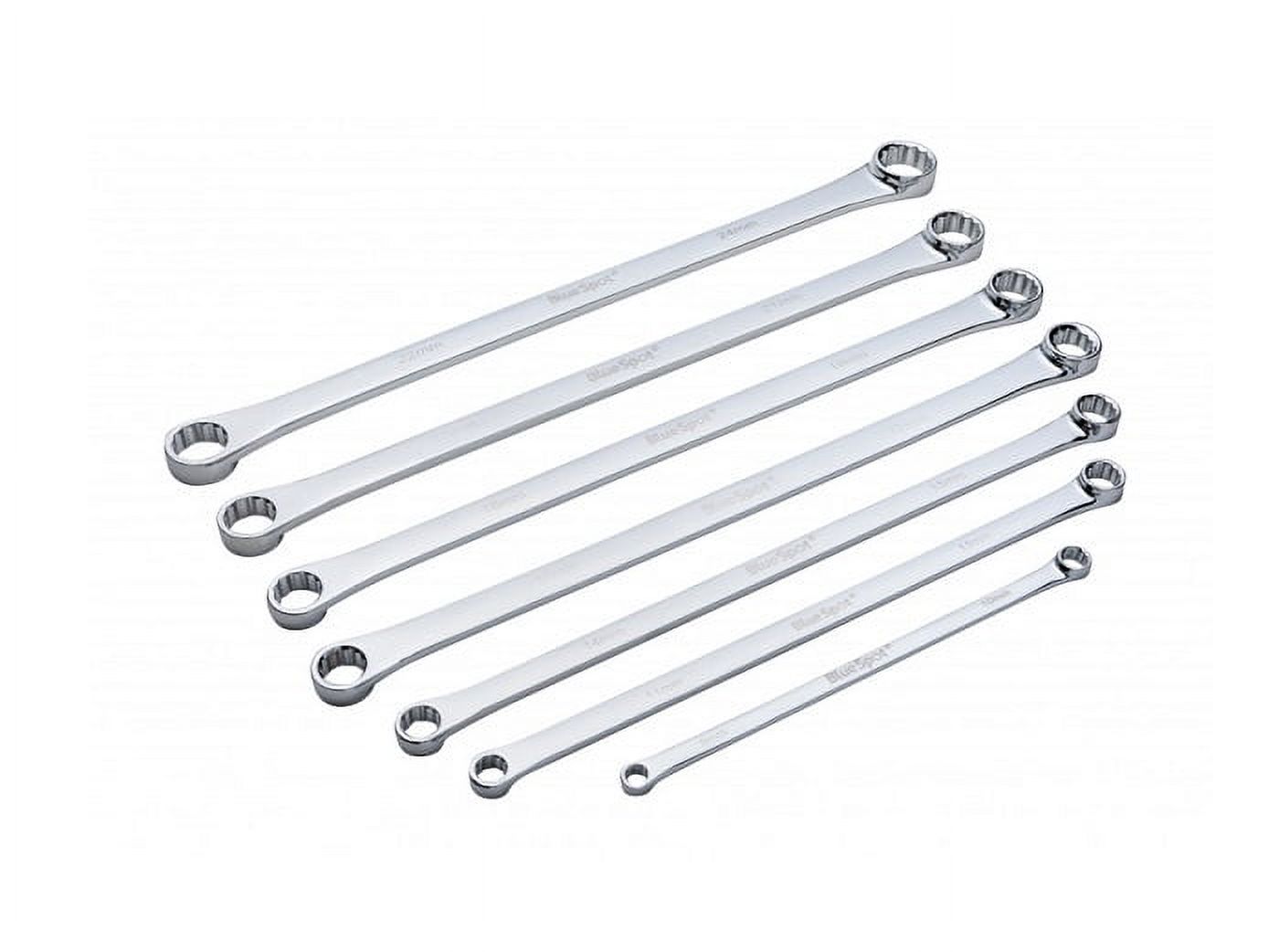 BlueSpot 7 PCE Extra Long Ring Spanner Set (8-24mm) - Walmart.com