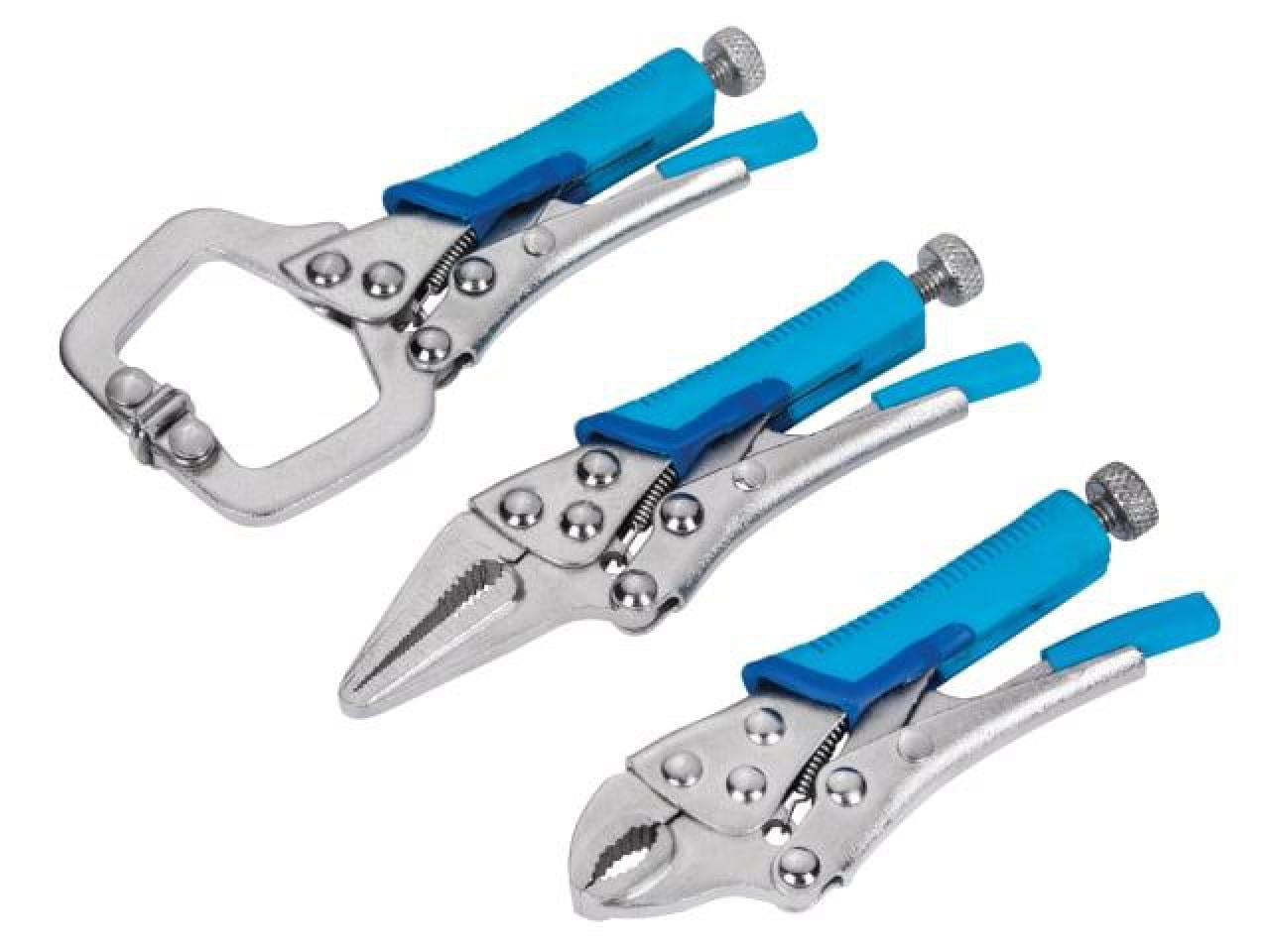 BlueSpot Tools - Mini Locking Pliers Set, 3 Piece - Walmart.com