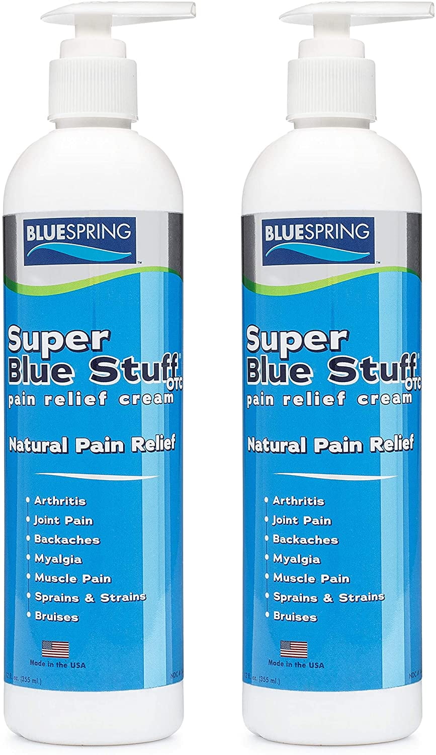 BlueSpring Pain Relief Cream with Emu Oil - Anti-Inflammatory for ...