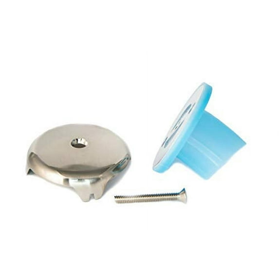 BlueVue Overflow Gasket Kit with Overflow Cover for Stopping Tub Leaks ...