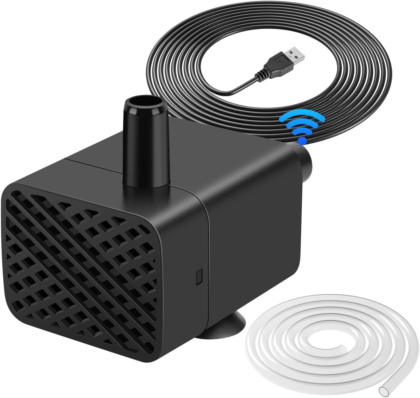 BlueYu Mini Submersible Pump, Small Fountain Pump with & Sensor (DC 5V ...