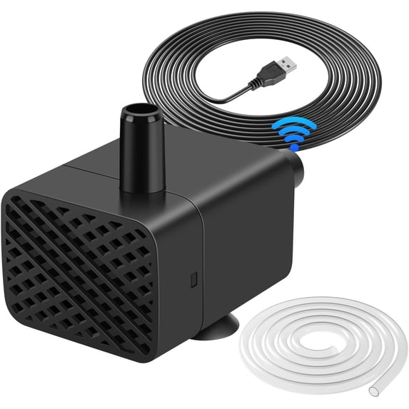 BlueYu Mini Submersible Pump, Small Fountain Pump with & Sensor (DC 5V ...