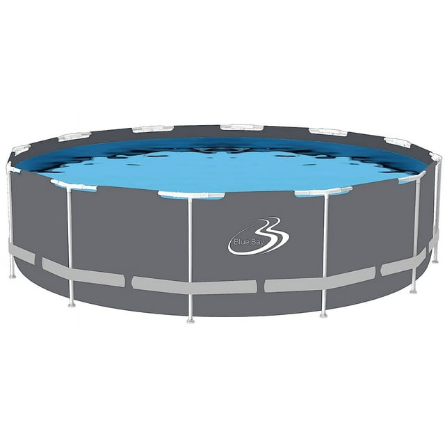 Sunneday's Bluebay Large Softsided Swimming Pool, 18ft Wide, 52in Deep ...