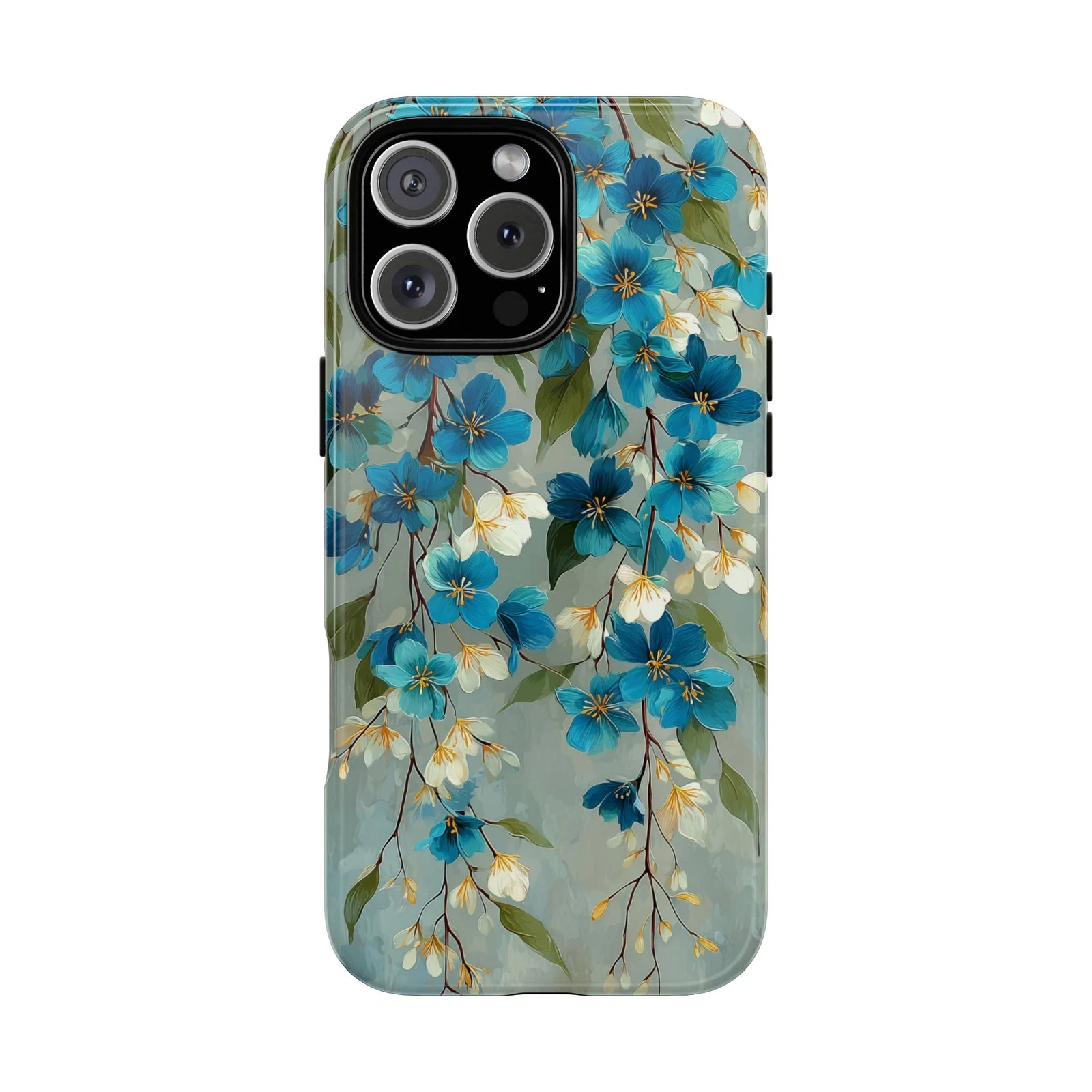 Bluebell Flower Cascade Beautiful Botanical Floral Phone Case for 17 16 ...