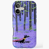 Bluebell Hound Dog Floral Design Phone Cover for iPhone 11 12 13 14 15 ...