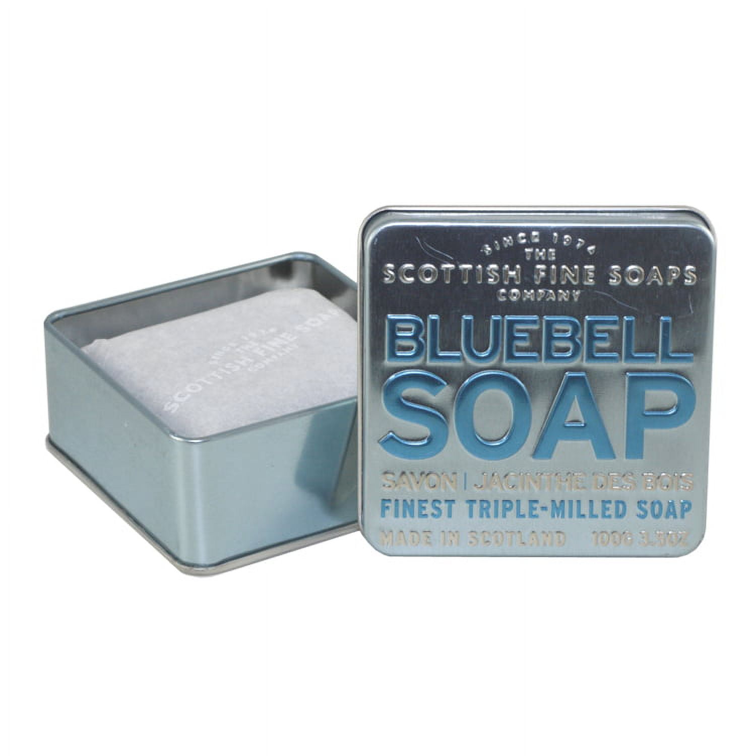 Bluebell Soap Finest Triple Milled Soap 3.5 Oz / 100g Tin - Walmart.com