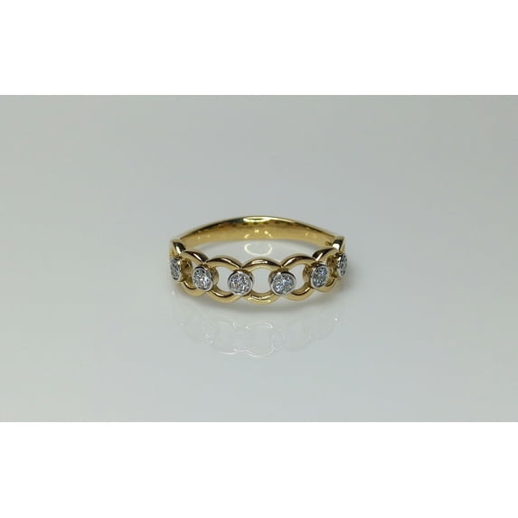 Bluebelljewels 14K Yellow Gold Finish Silver Round Cut Cubic Zirconia ...