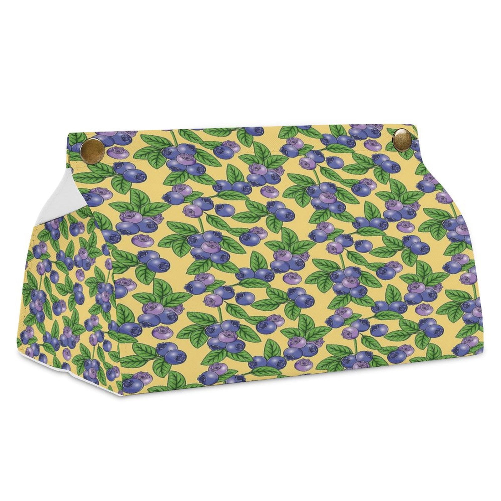 Blueberries Pattern Rectangular PU Leather Tissue Box Paper Napkin ...