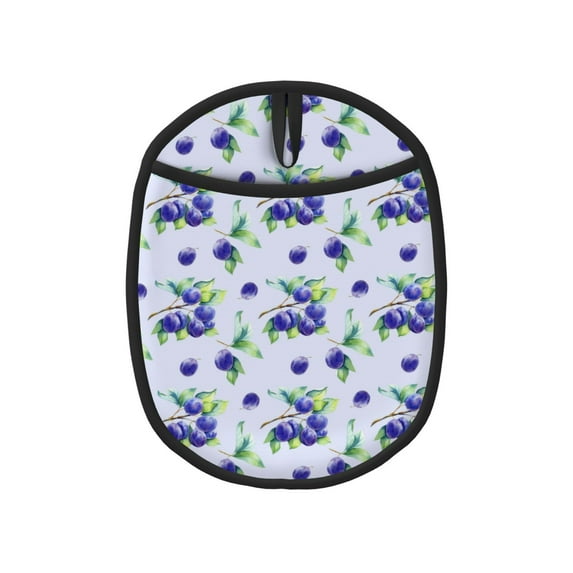 Blueberries Print Tree Pot Holders for Kitchen - Heat Resistant Oven ...