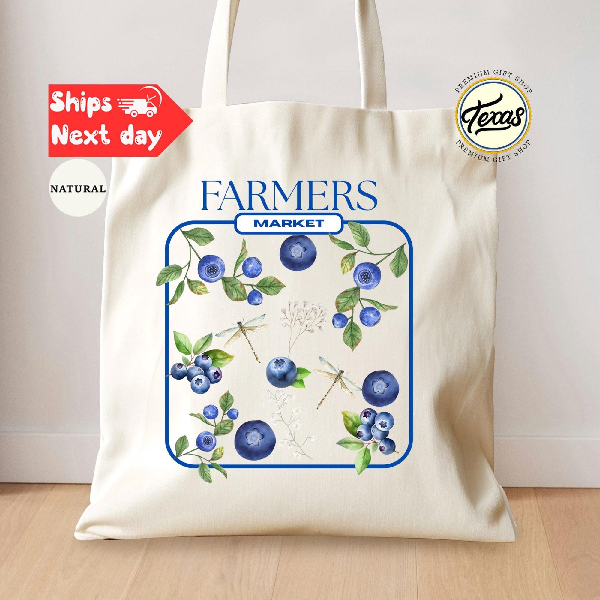 Blueberries Tote Bag Farmer 39 s Market, Garden, Foodie - Walmart.com