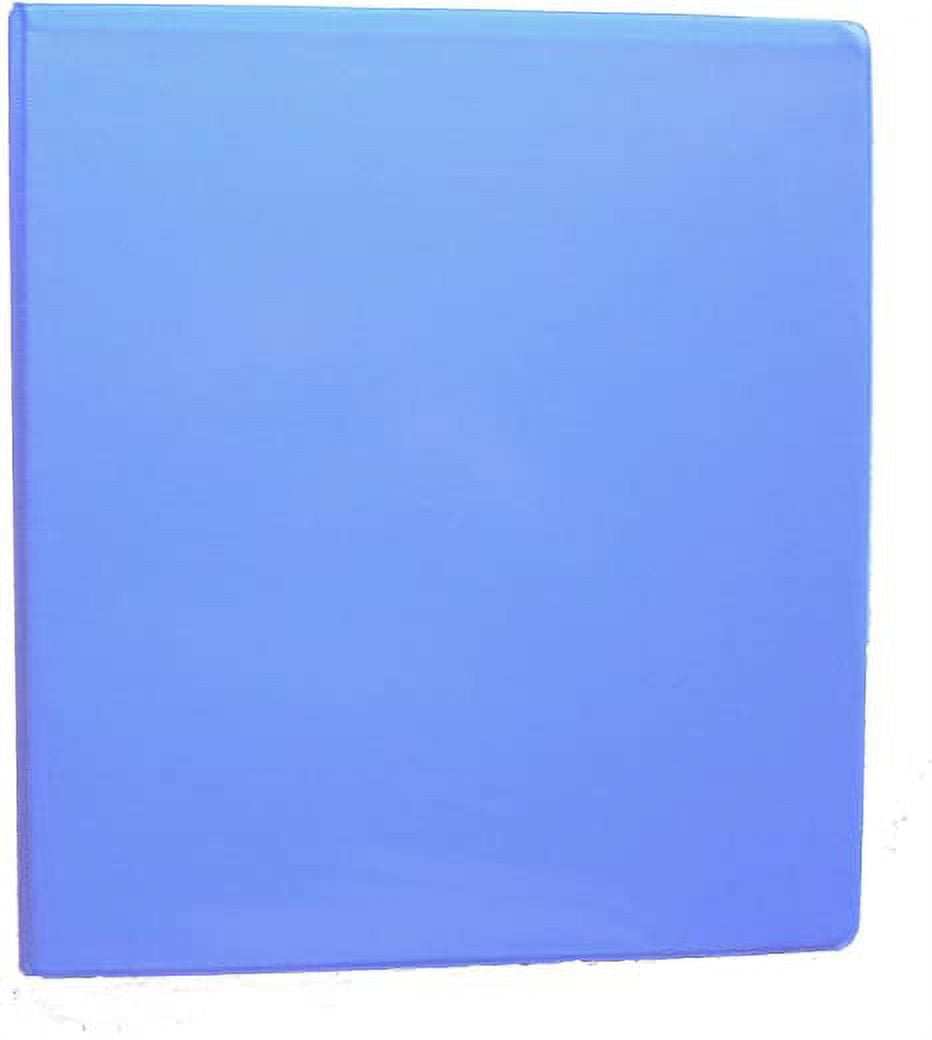 Blueberry 3-Ring 1" View Binder, 8.5" x 11", Vinyl, Inside Pockets, Mfd ...