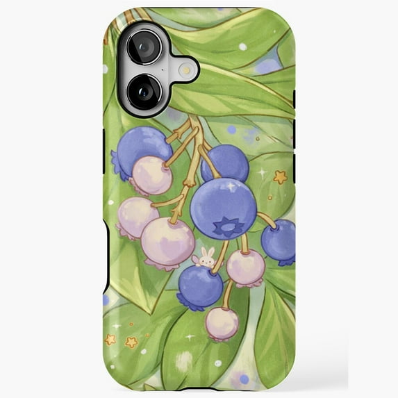 Blueberry Bunnies Whimsical Animal Art Compatible Phone Case for iPhone ...