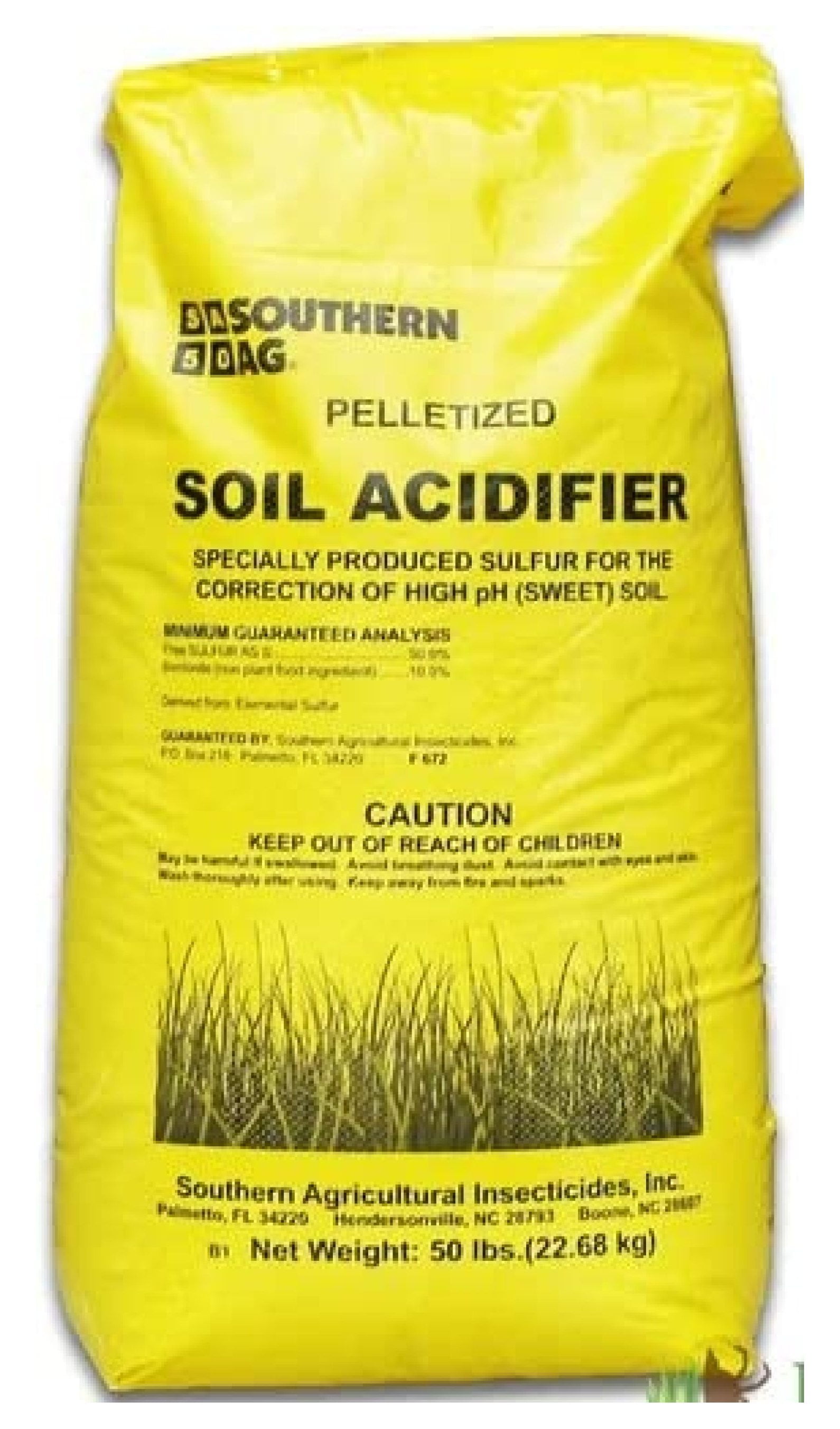 Blueberry Bush Granular Sulfur Fertilizer (Soil Acidifier) - 50 Lbs ...