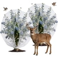Blueberry Bush Netting Cover 2 Pack 8 x 8 ft, Bird Netting with Zipper ...