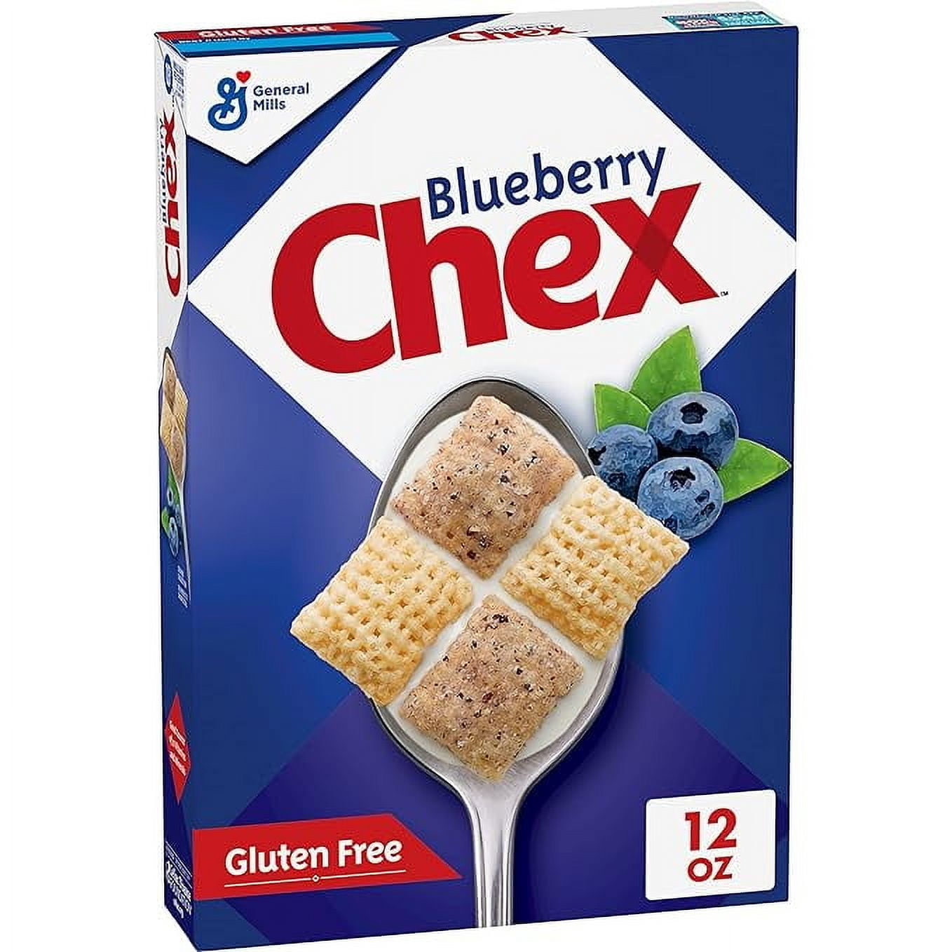 Blueberry Chex Cereal, Gluten Free Breakfast Cereal, Made with Whole ...