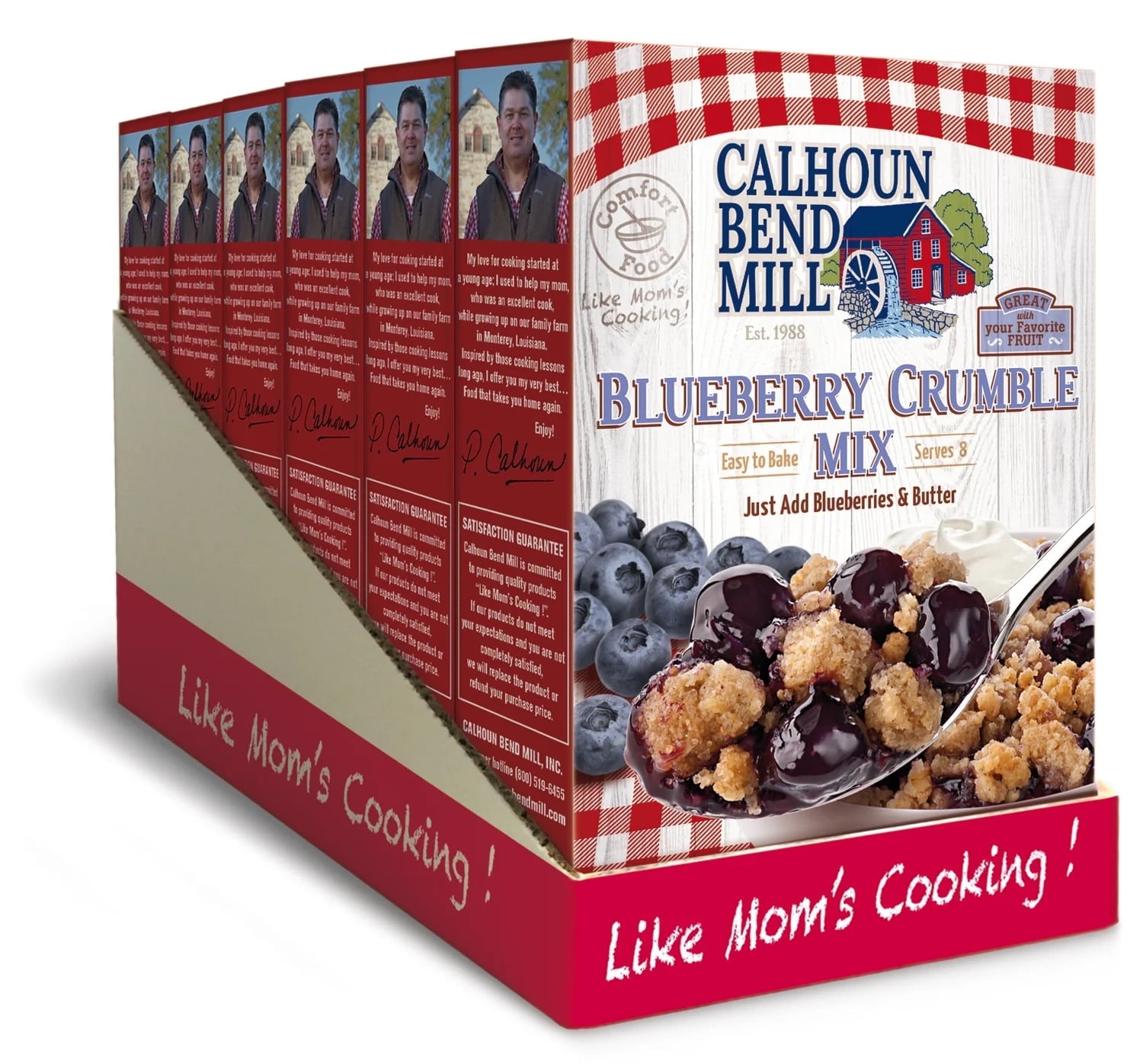 Calhoun Bend Mill Blueberry Crumble Mix 8oz, Southern-Style, Sweet ...