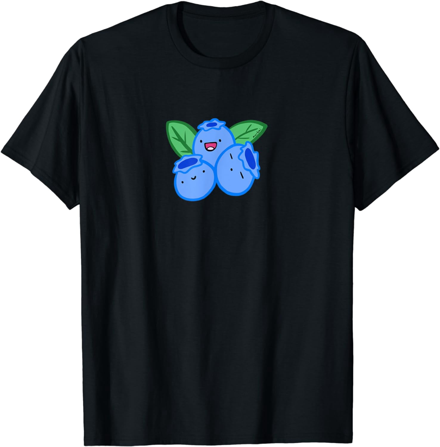 Blueberry Cute Kawaii Anime Shirt - Vegan Fruit Shirt - Walmart.com