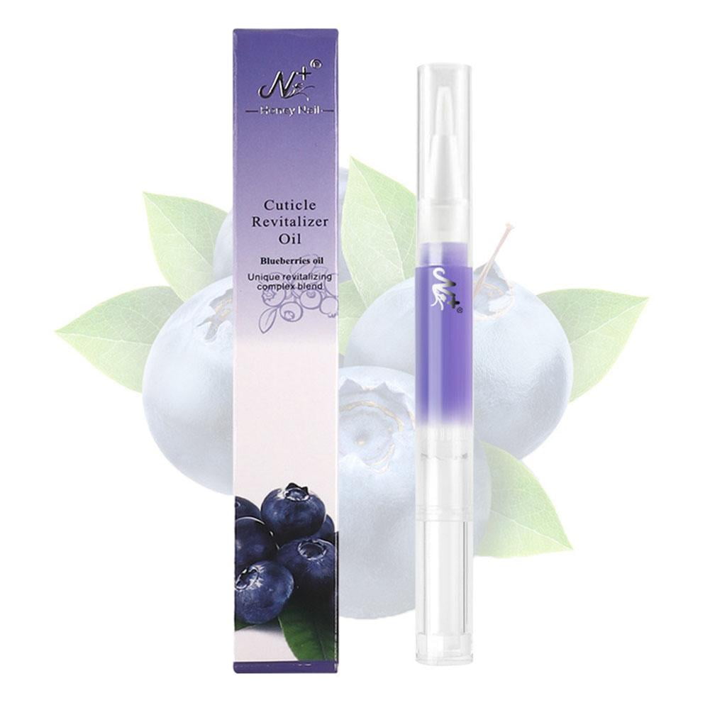 Blueberry Flavored Nail Art Nutrition Pen Finger Edge Pen Nutrition Oil ...
