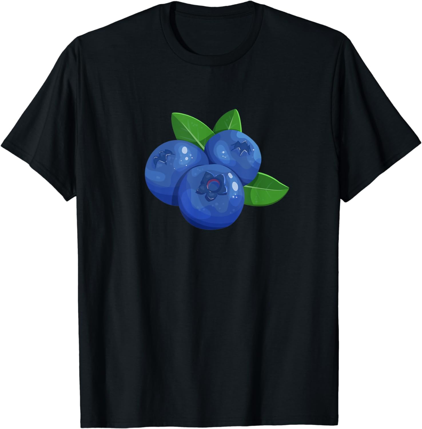 Blueberry Fruit Funny Berry Lover Eater Graphic T-Shirt - Walmart.com