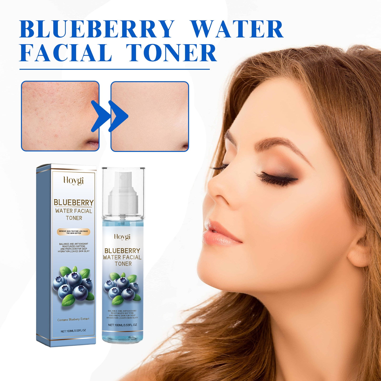 Blueberry Hydrating Toner for Face - Facial Toner for Sensitive Skin ...