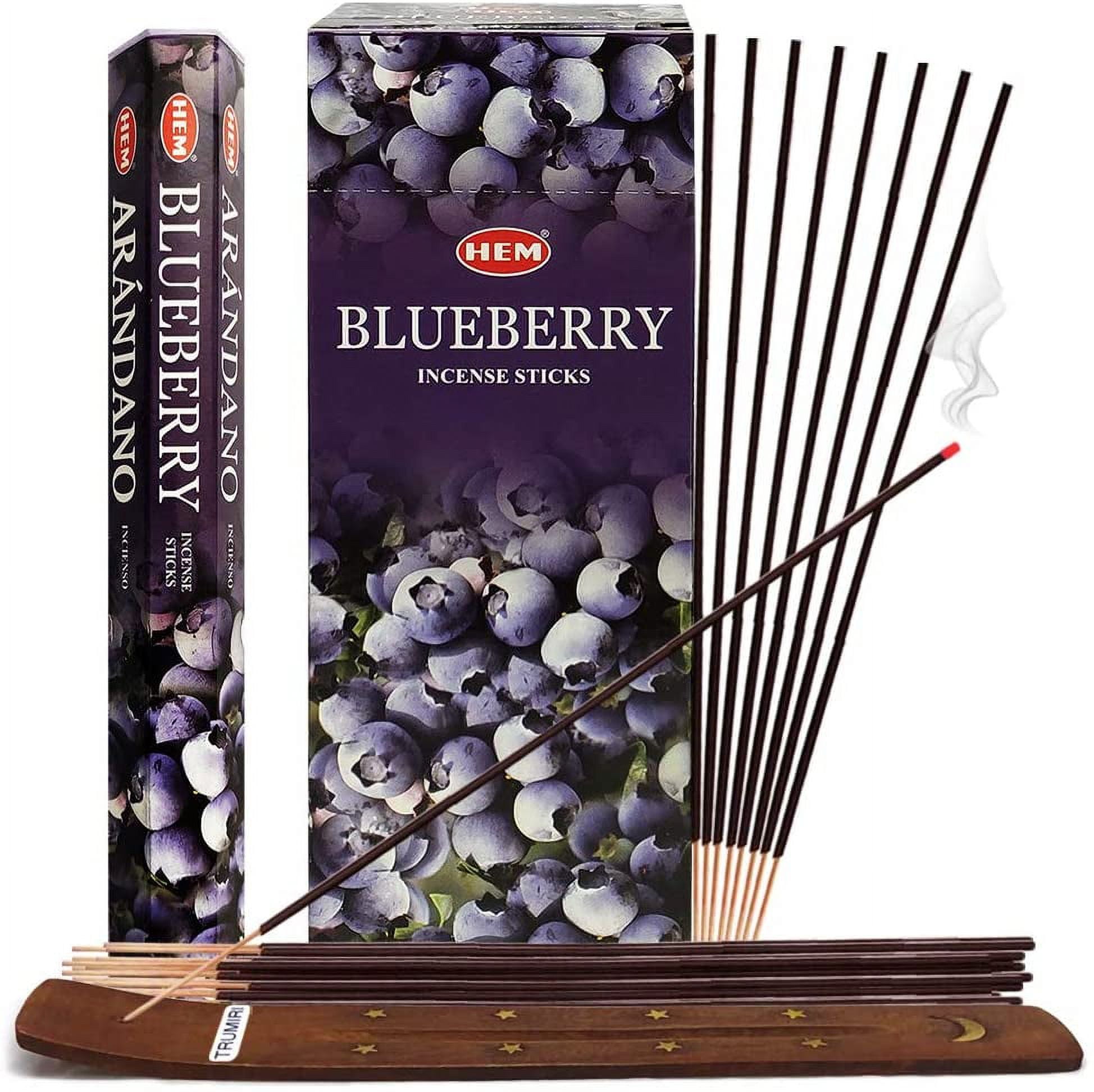 Blueberry Incense Sticks And Incense Stick Holder Bundle Insence ...