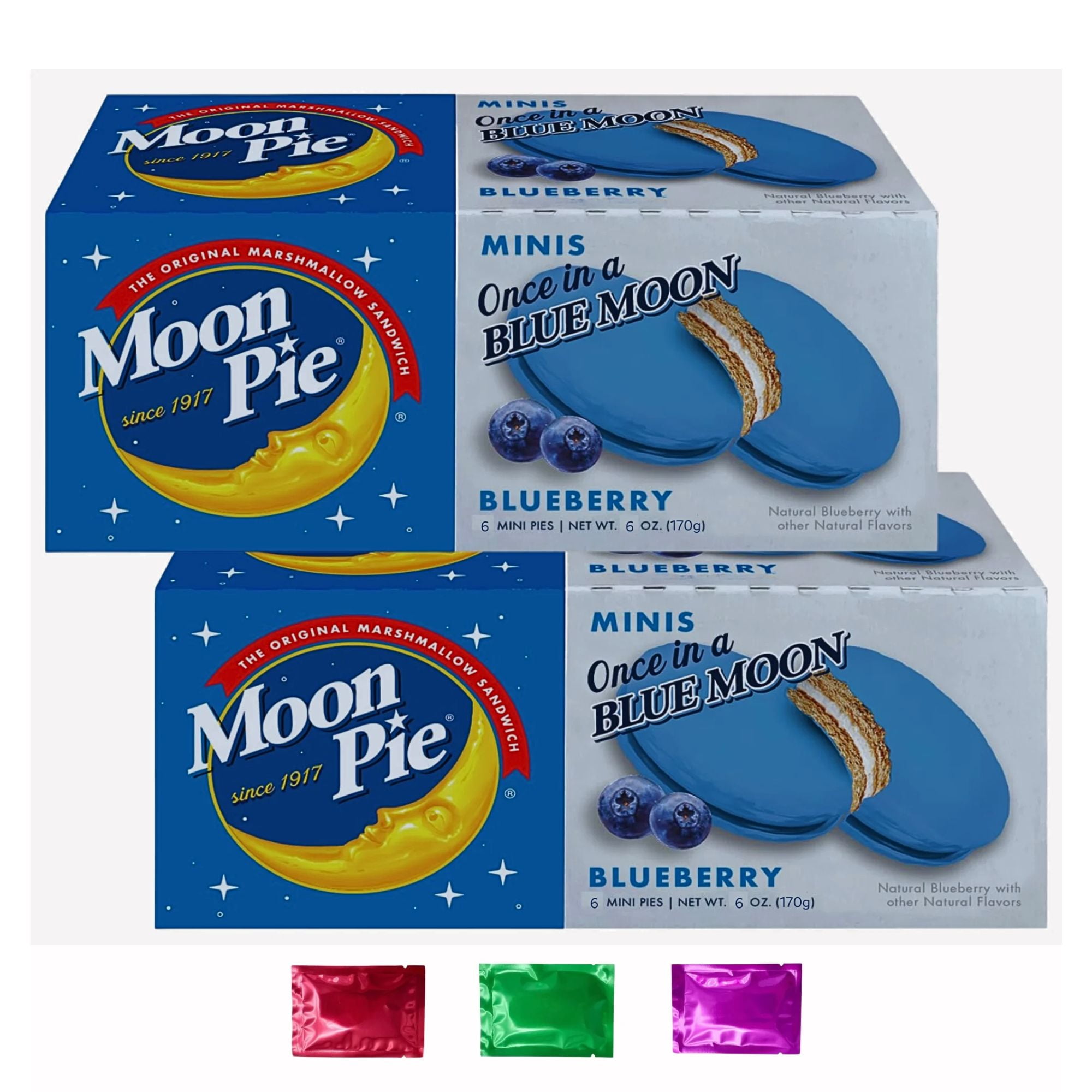 Blueberry Mini Cookie Sandwich Pies Snack Pack 2 Boxes, Individually ...