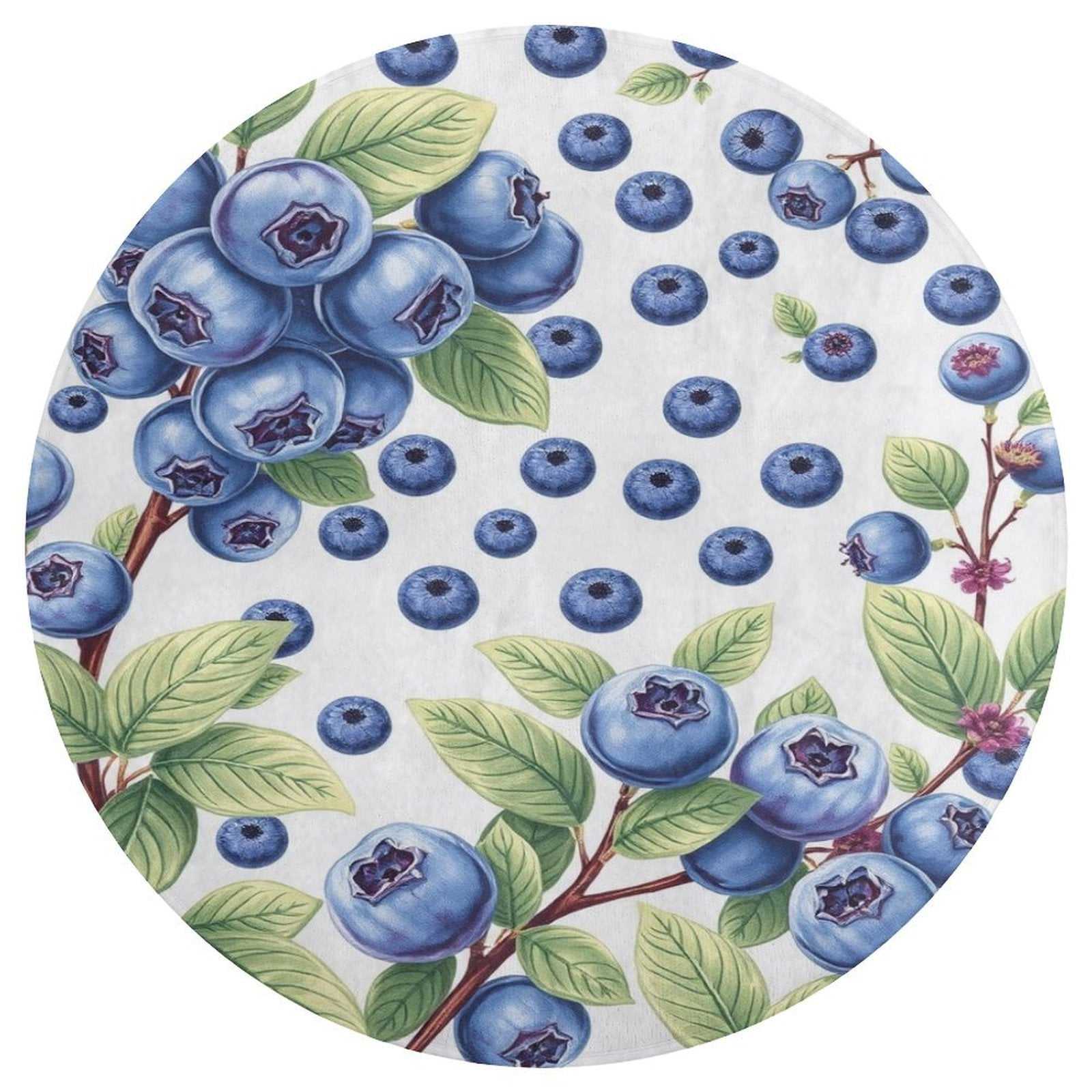 Blueberry Pattern Background Rugs for Bedroom Large Area Living Room ...