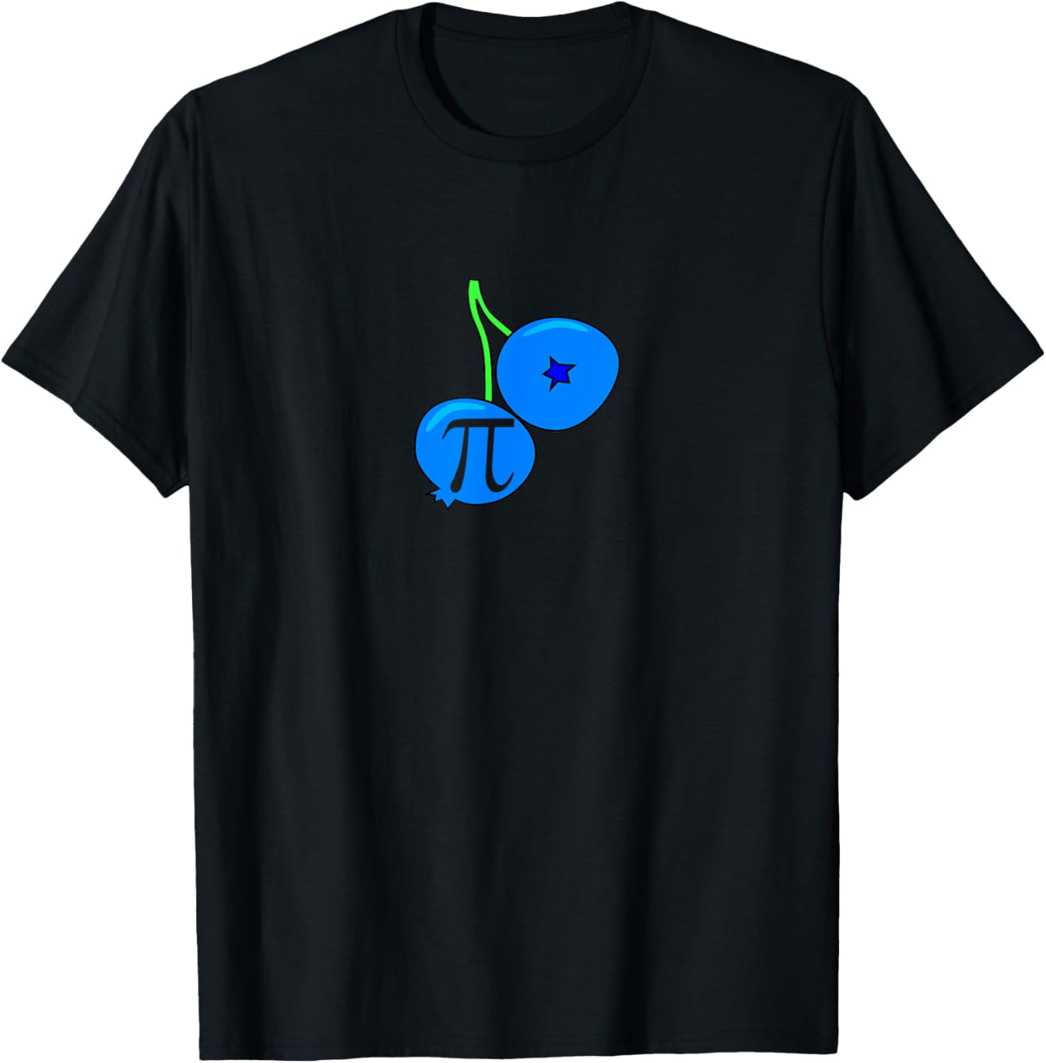 Blueberry Pie Food Dessert Math Pi Teacher Student Gift Pun T-Shirt ...