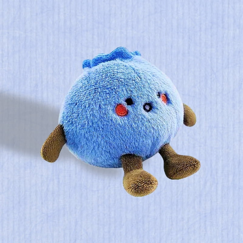 Blueberry Plush - 3.93 Inch Super Soft Stuffed Animal, Cute Fruit Plush ...