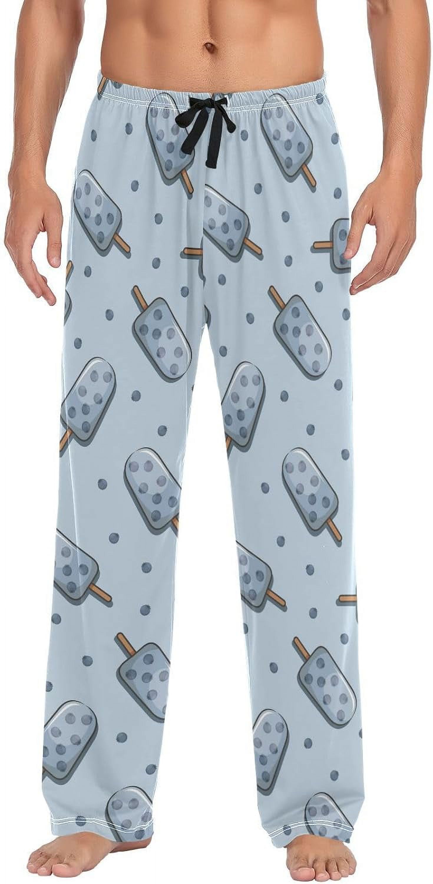Blueberry Popsicle Summer Mens Pajama Pants Sleepwear Lounge Men's ...
