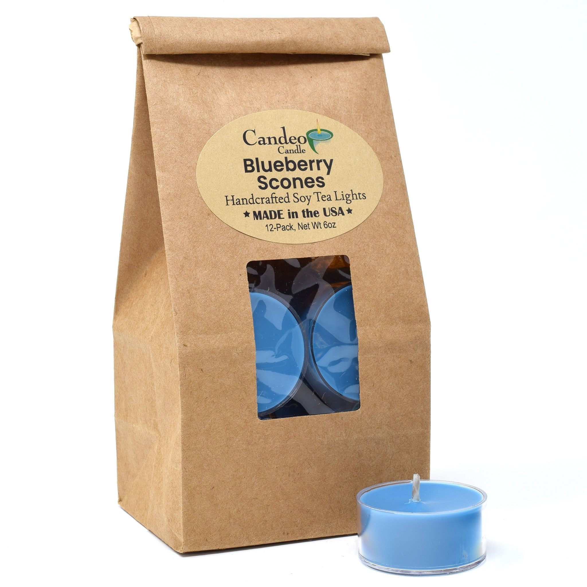 Blueberry Scones, Soy Tea Light 12-Pack - Walmart.com