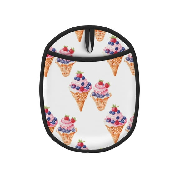 Blueberry Strawberry Ice Cream Pot Holders for Kitchen - Heat Resistant ...