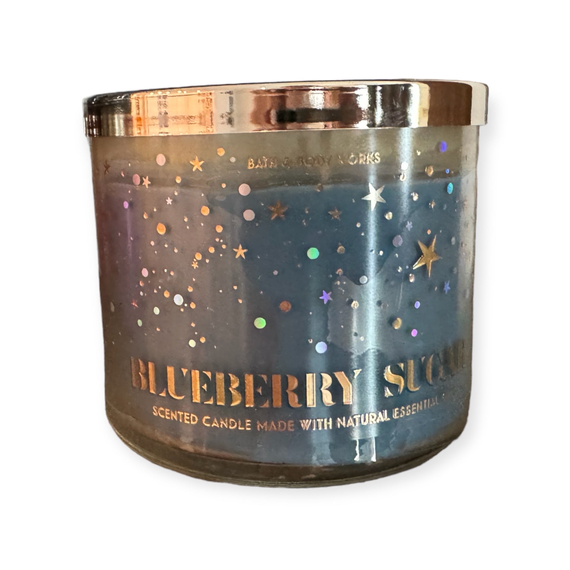 Bath & Body Works Blueberry Sugar Scented 3-Wick Candle, 14.5 oz ...