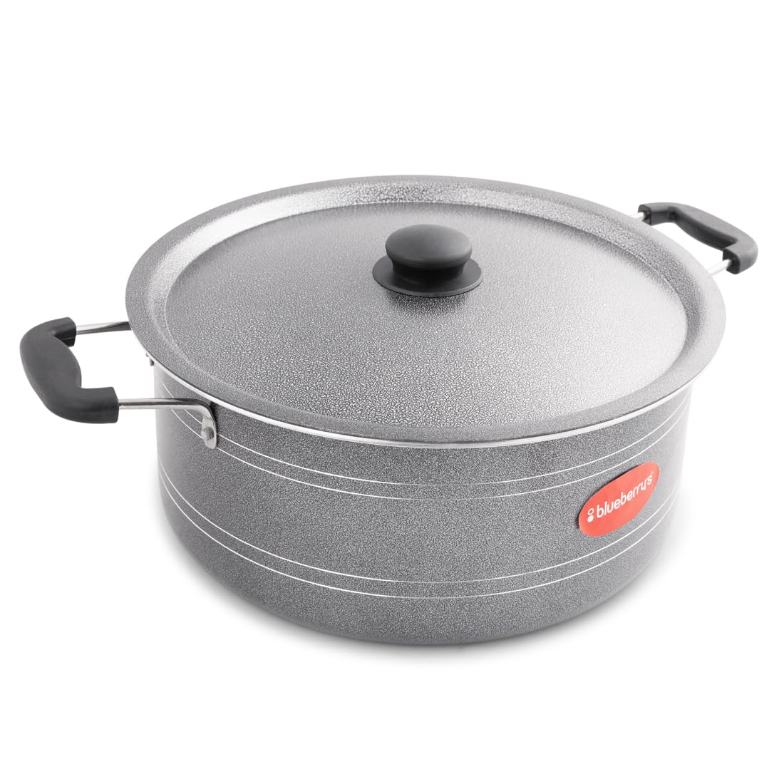 Blueberrys 12 Litre Non Stick Biriyani Pot with Lid High Grade Aluminum ...