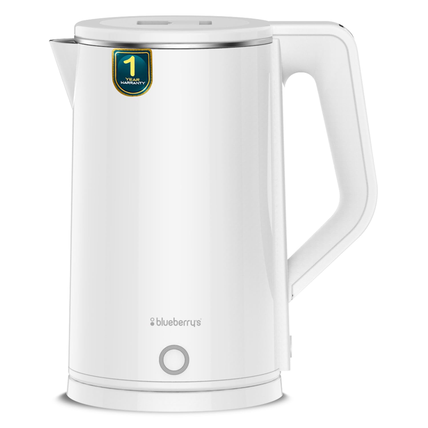 Blueberrys Electric Kettle 2 Litre 1500W Double Layered Cool Touch ...
