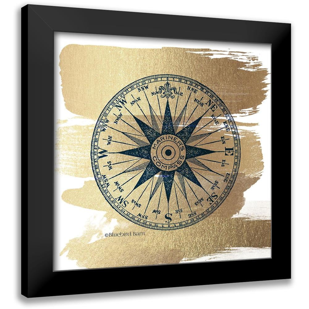 Bluebird Barn 12x12 Black Modern Framed Museum Art Print Titled ...