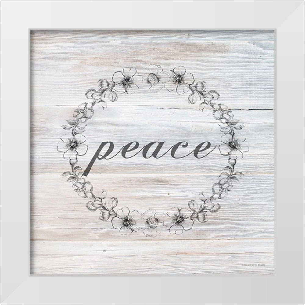 Bluebird Barn 12x12 White Modern Wood Framed Museum Art Print Titled ...