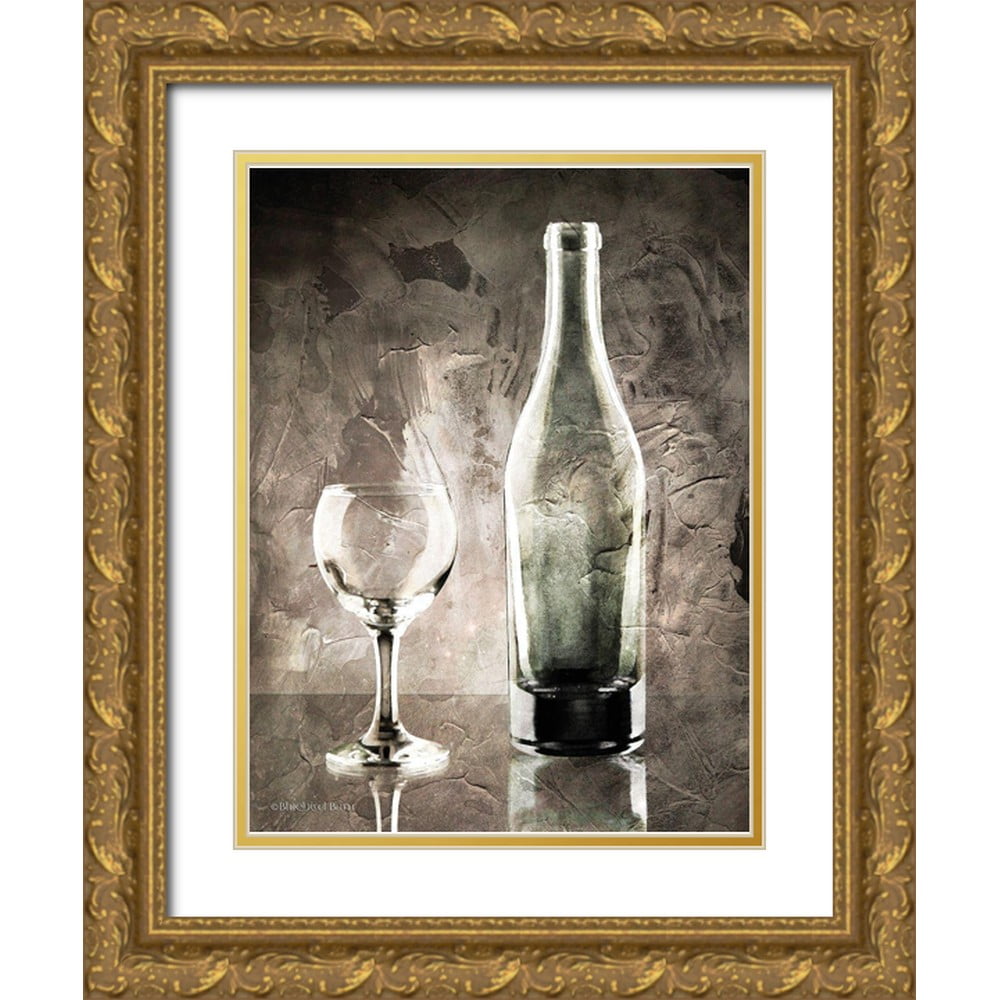 Bluebird Barn 15x18 Gold Ornate Wood Framed with Double Matting Museum ...