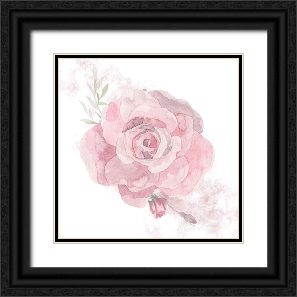 Bluebird Barn 20x20 Black Ornate Wood Framed with Double Matting Museum ...