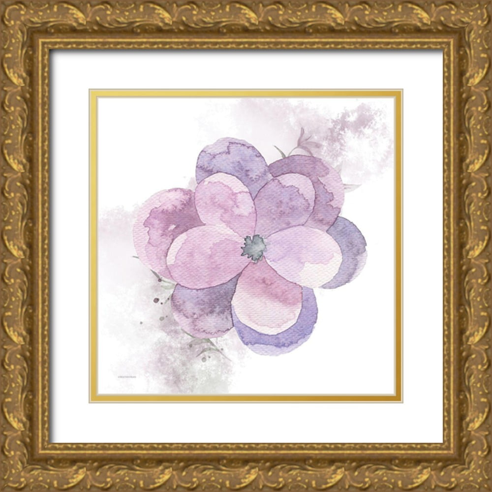 Bluebird Barn 20x20 Gold Ornate Wood Framed with Double Matting Museum ...