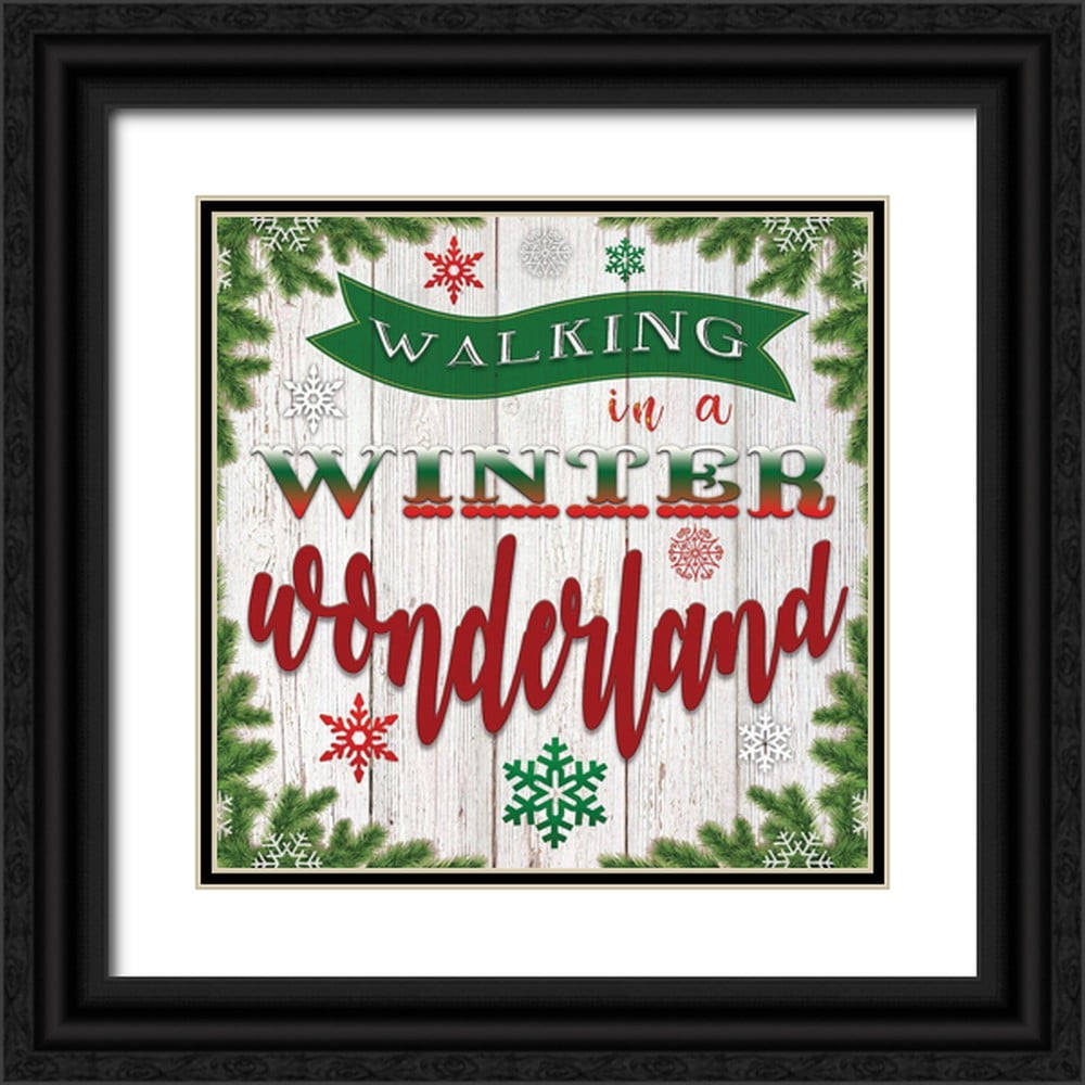 Bluebird Barn 26x26 Black Ornate Wood Framed with Double Matting Museum ...