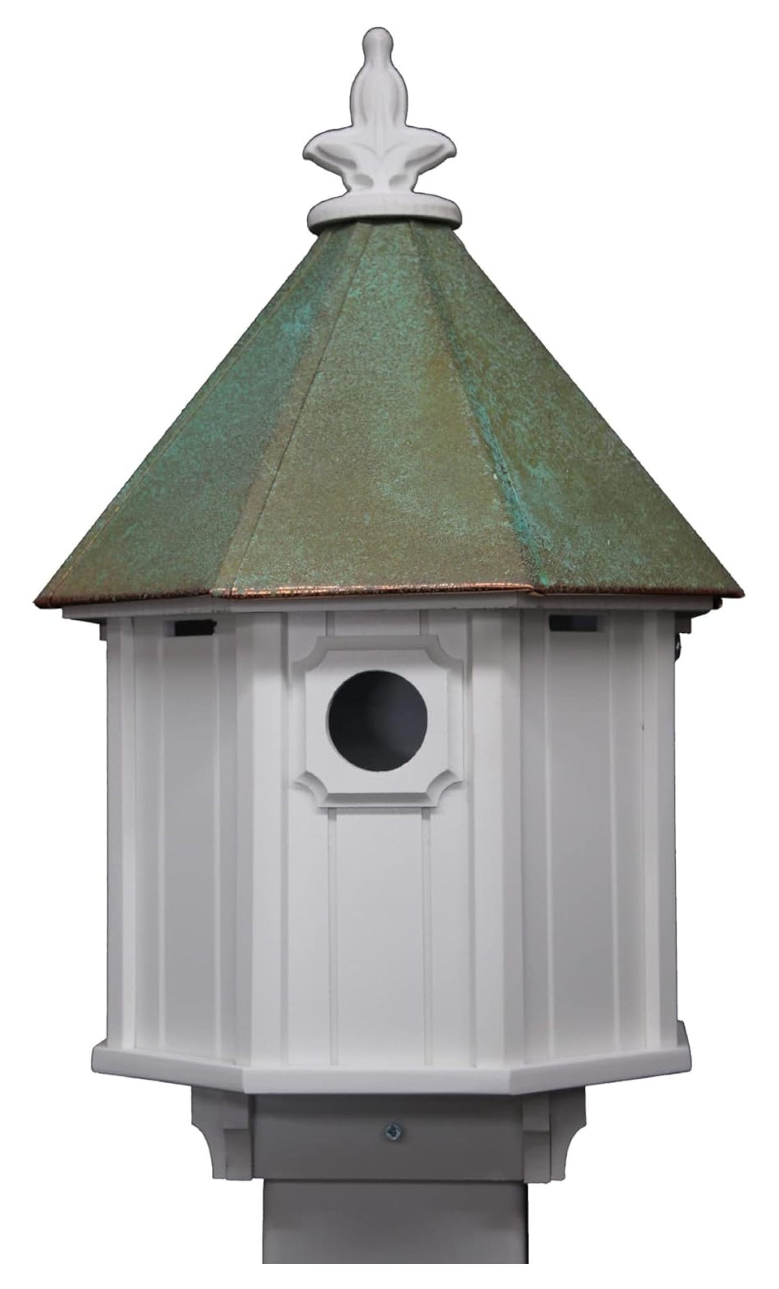 Bluebird Duplex House, Verdigris Roof (5.5" x 5.5" Mount) - Walmart.com