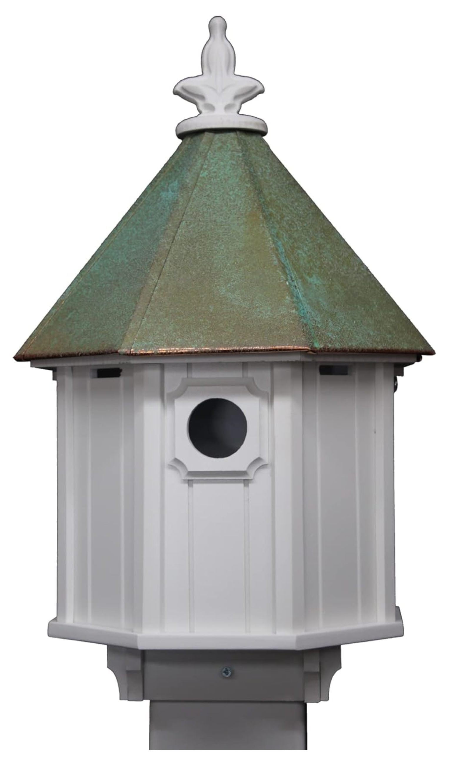 Bluebird Duplex House, Verdigris Roof (5.5" x 5.5" Mount) - Walmart.com