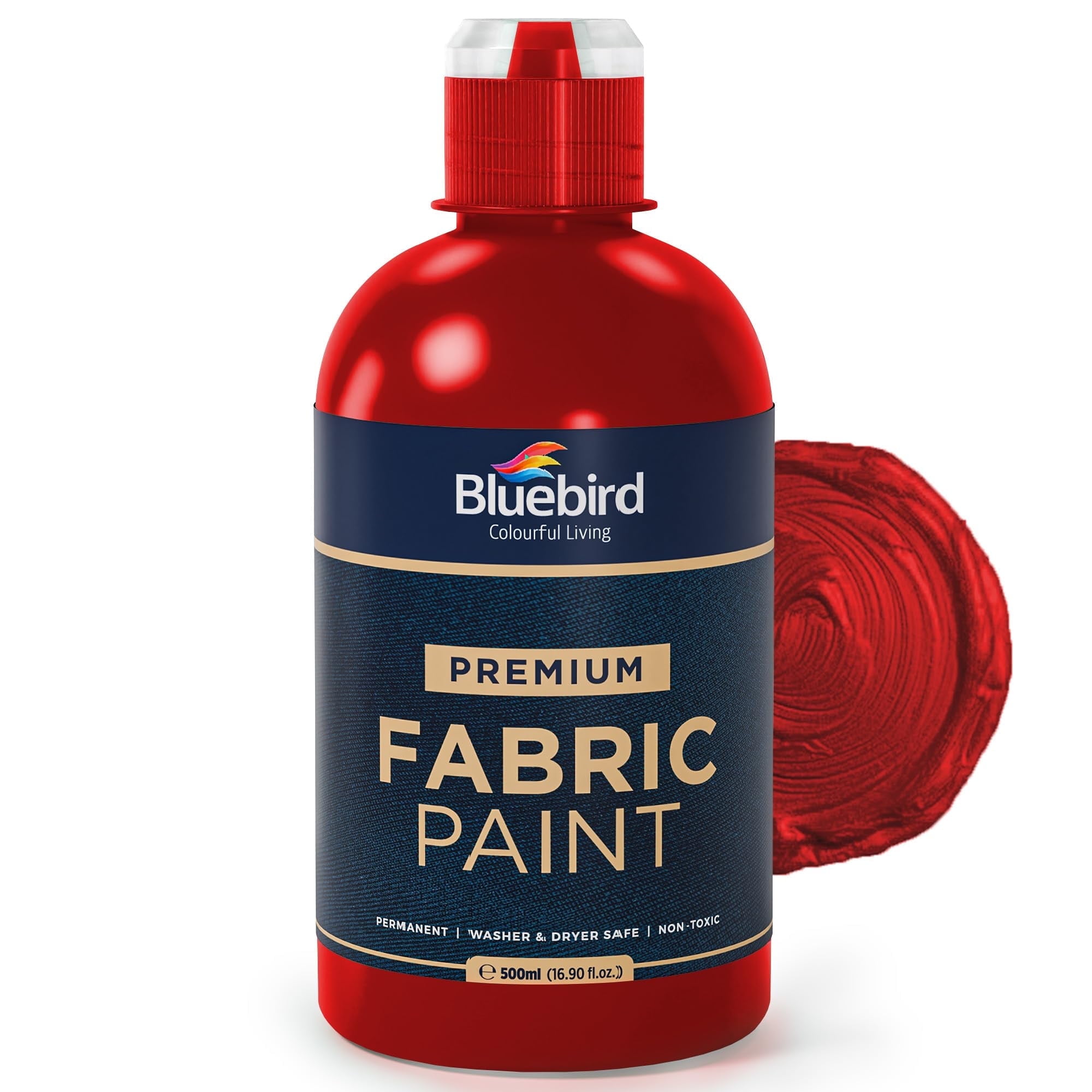 Bluebird Fabric Paint, Blood Red, 16.9 Fl Oz, Permanent Fabric Paints ...