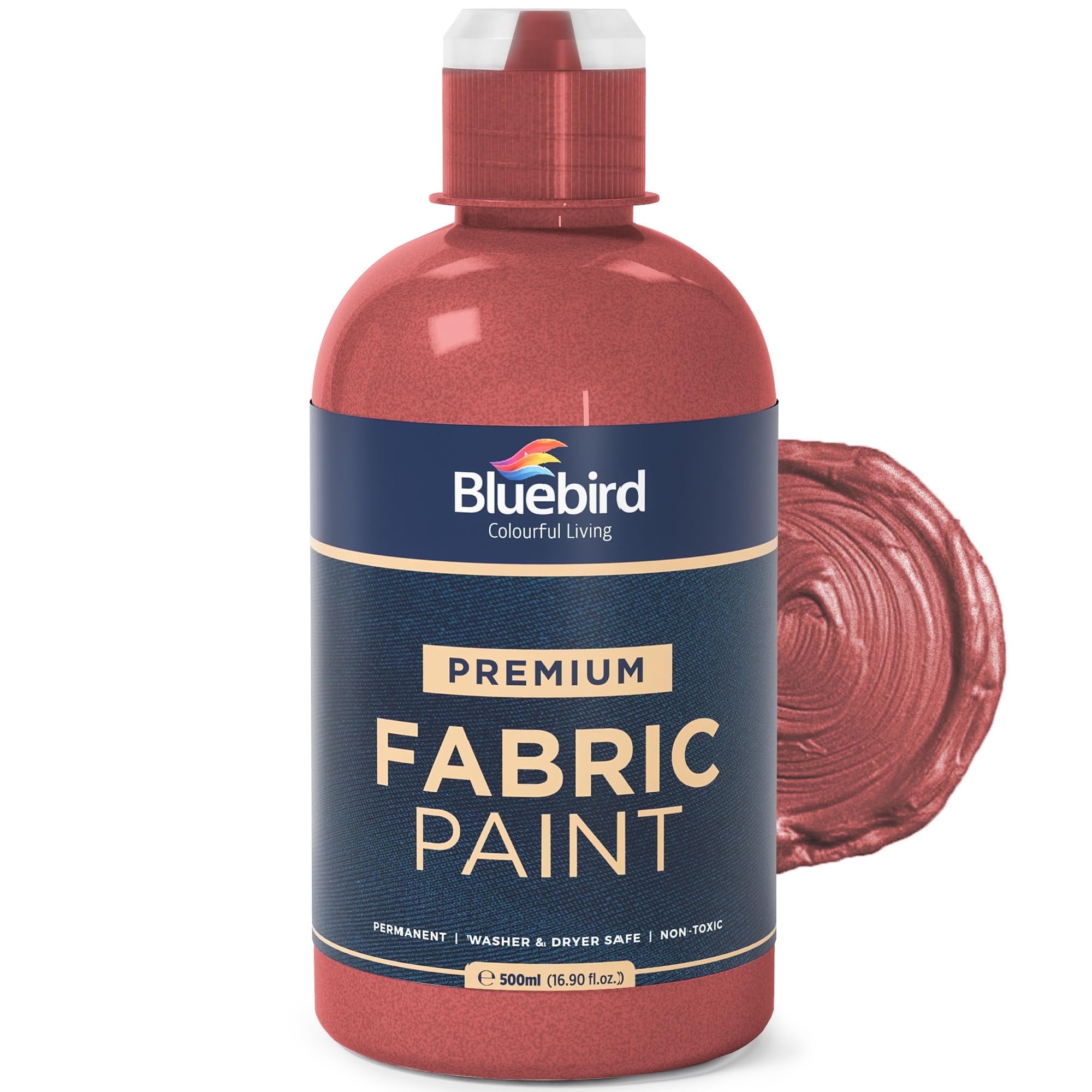 Bluebird Fabric Paint, Cherry Red, 16.9 Fl Oz, Permanent Fabric Paints ...